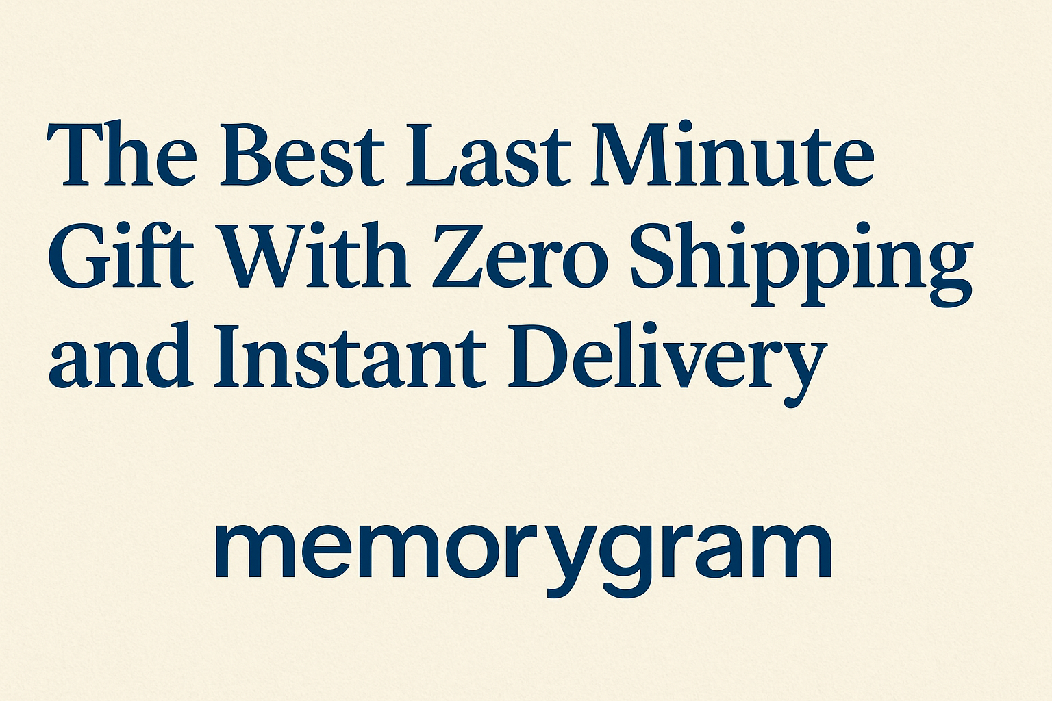 The Best Last Minute Gift With Zero Shipping and Instant Delivery ...