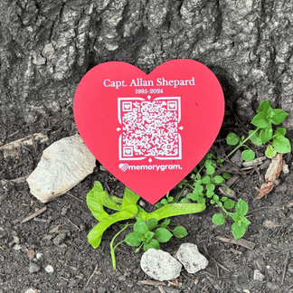 Memorygram Medallion: Includes Virtual Memorial & Voice Feature